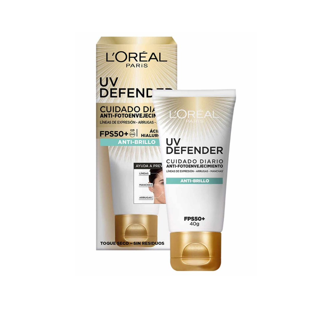 Protector Solar Sin Color Uv Defender L´Oréal – Renatha Beauty Store